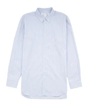 Comme Des Garçons Striped Shirt - Blue