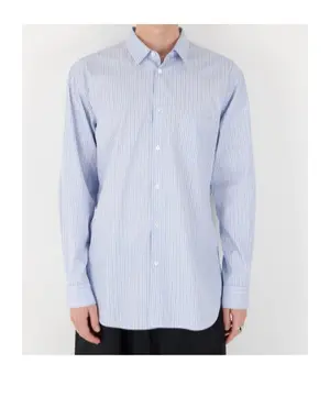 Comme Des Garçons Striped Shirt - Blue