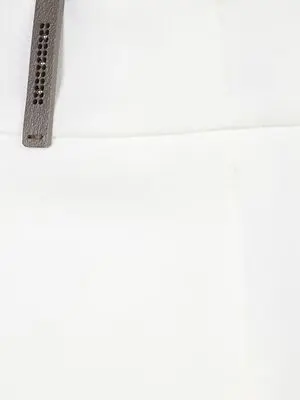 Peserico Slim Tailored Pants - White