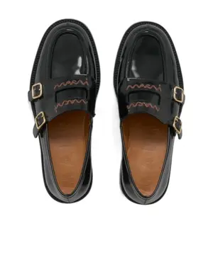 Marni Buckled Loafers - Black
