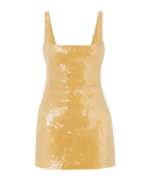 16Arlington Sequin Embellished Mini Dress - Nude