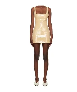 16Arlington Sequin Embellished Mini Dress - Nude