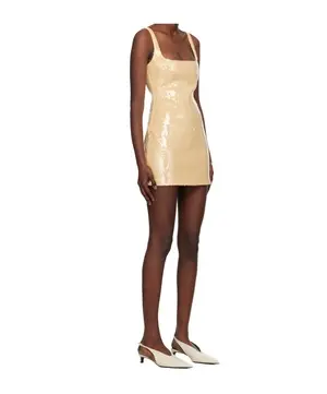16Arlington Sequin Embellished Mini Dress - Nude