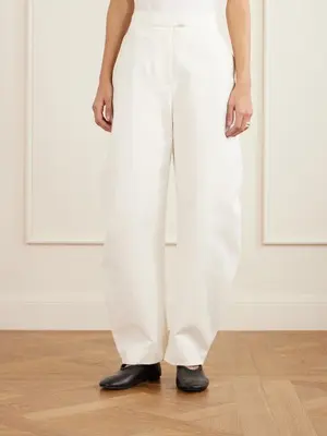RÓHE Cotton Wide-leg Trousers