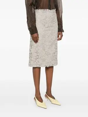 P.a.r.o.s.h Guipure Lace Skirt