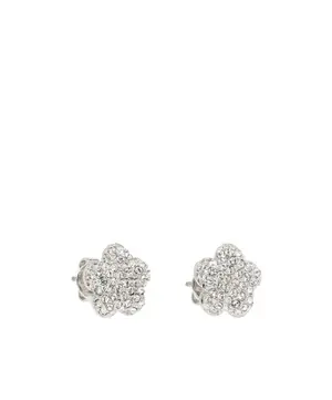 Marc Jacobs Logo Stud Earrings - White