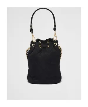 Prada Quilted Chain-linked Bucket Bag