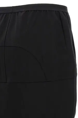 Rick Owens Back Slit Long Skirt
