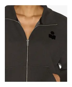Isabel Marant Étoile Zip-up Sweatshirt - Black