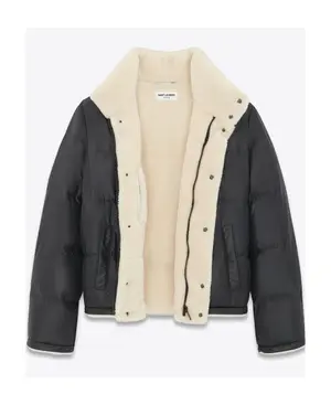 Saint Laurent Embroidered Puffer Jacket