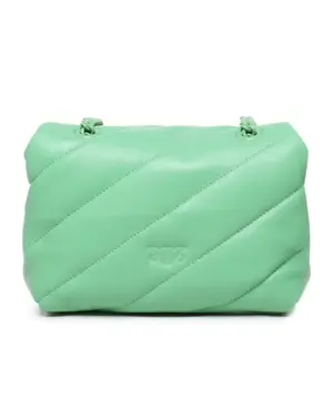Pinko Love Bird Quilted Crossbody Bag