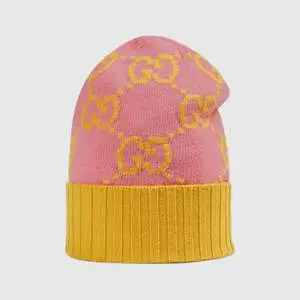 Gucci Gg Logo Intarsia Knit Beanie