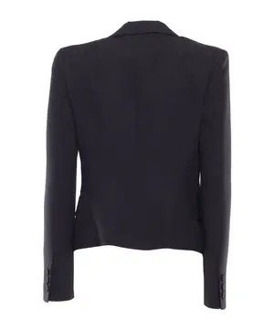 Alberta Ferretti Long-sleeved Suit Coat With Notched Lapel