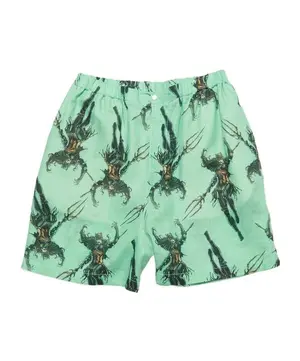 Acne Studios Graphic Print Elasticated Waistband Shorts