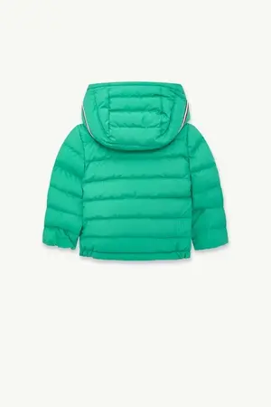 Moncler Zip-up Hooded Puffer Jacket - Bright Green