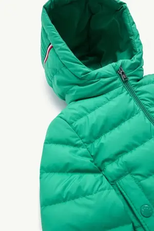 Moncler Zip-up Hooded Puffer Jacket - Bright Green