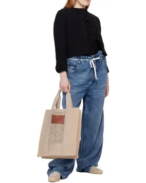Isabel Marant Étoile Woven Top Handle Bag