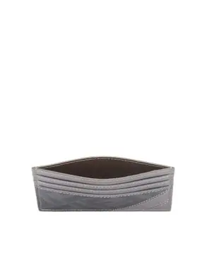 Fendi Diagonal Ff Printed Card Holder - Grey
