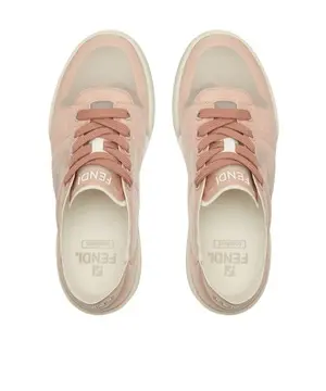 Fendi Match Low-top Sneakers - Nude