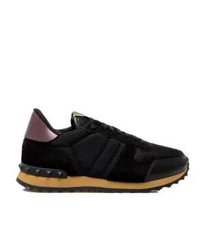 Valentino Garavani Rockrunner Low-top Sneakers - Black