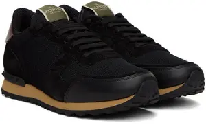 Valentino Garavani Rockrunner Low-top Sneakers - Black