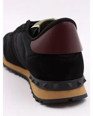 Valentino Garavani Rockrunner Low-top Sneakers - Black
