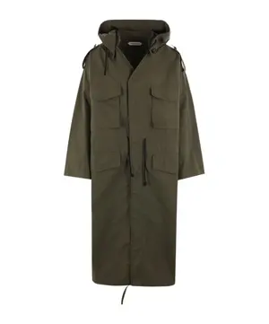 NAMACHEKO Multiple Pockets Long Sleeve Coat
