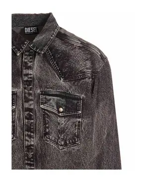DIESEL® Buttoned Long-sleeved Shirt