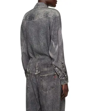 DIESEL® Buttoned Long-sleeved Shirt