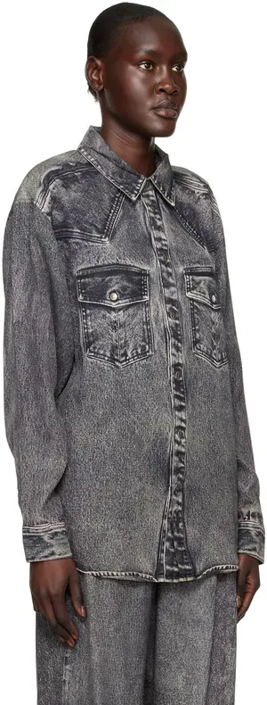 DIESEL® Buttoned Long-sleeved Shirt
