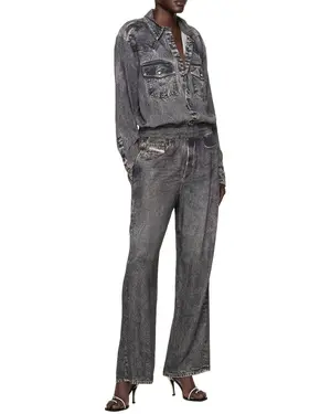 DIESEL® Buttoned Long-sleeved Shirt