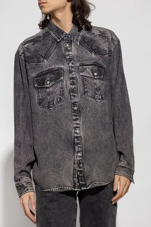 DIESEL® Buttoned Long-sleeved Shirt