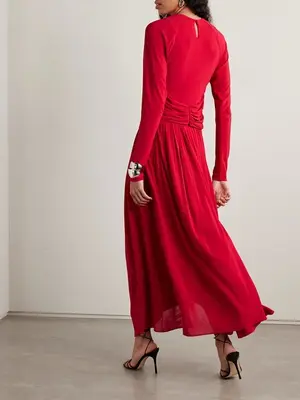 Isabel Marant Étoile Galina Asymmetrical Pleated Dress