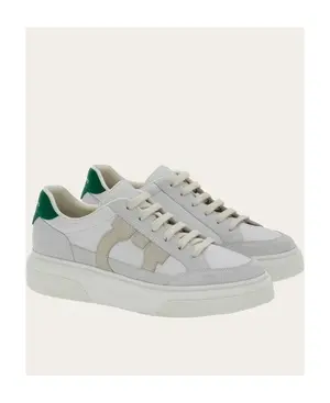 FERRAGAMO Gancini Lace-up Sneakers