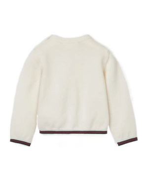 Gucci Baby Wool Sweater With Web Trim