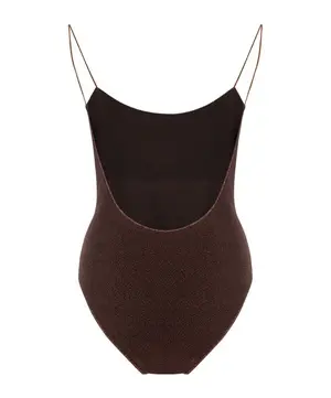 Oseree Lumiere One-piece Swimsuit - Chocolate-colored