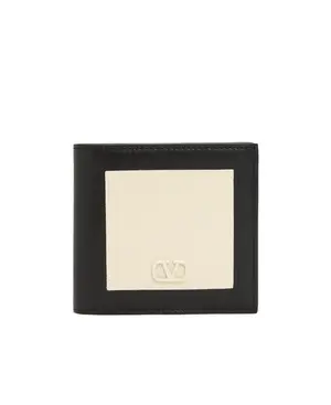 Valentino Garavani Logo Wallet - Nude