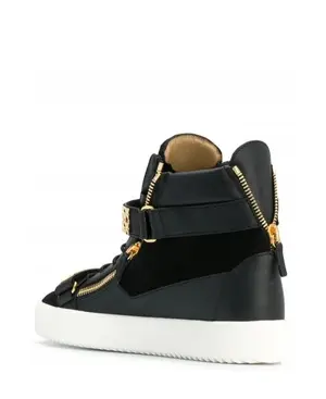 GIUSEPPE ZANOTTI High-top Sneakers With Embellished Detailing