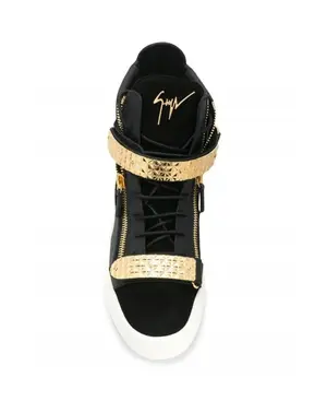 GIUSEPPE ZANOTTI High-top Sneakers With Embellished Detailing