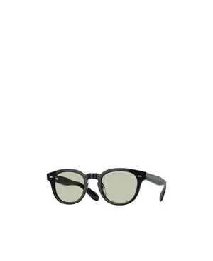 Oliver Spencer Oval Frame Sunglasses - Nude