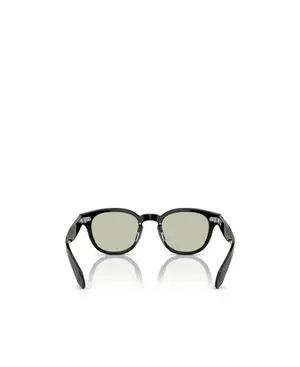 Oliver Spencer Oval Frame Sunglasses - Nude