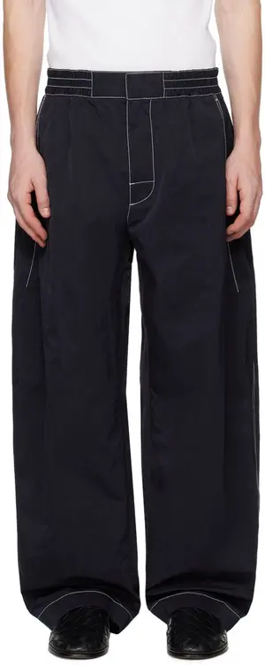 Bottega Veneta Straight-leg Jeans With Contrast Stitching