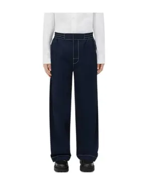Bottega Veneta Straight-leg Jeans With Contrast Stitching