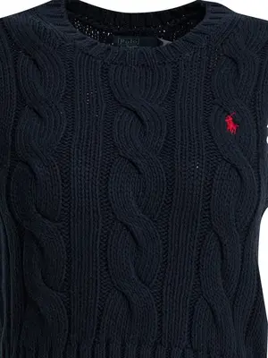 Polo Ralph Lauren Cable-knit Cropped Vest