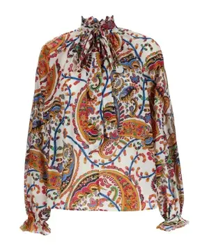 Etro Printed Scarf Shirt - Multicolor