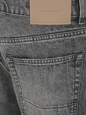 Our Legacy Third Cut Straight-leg Jeans - Nocturne Grey
