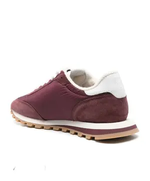 AMI Paris Round Toe Low-top Sneakers - Red