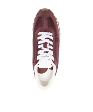 AMI Paris Round Toe Low-top Sneakers - Red