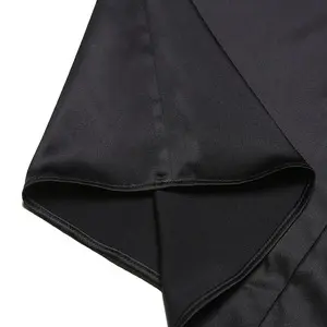 Emporio Armani Long-sleeved Satin Shirt - Black