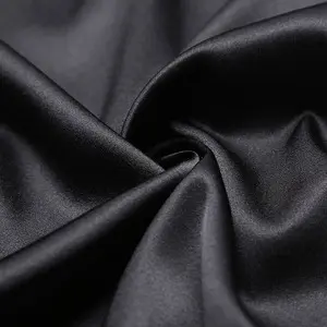 Emporio Armani Long-sleeved Satin Shirt - Black